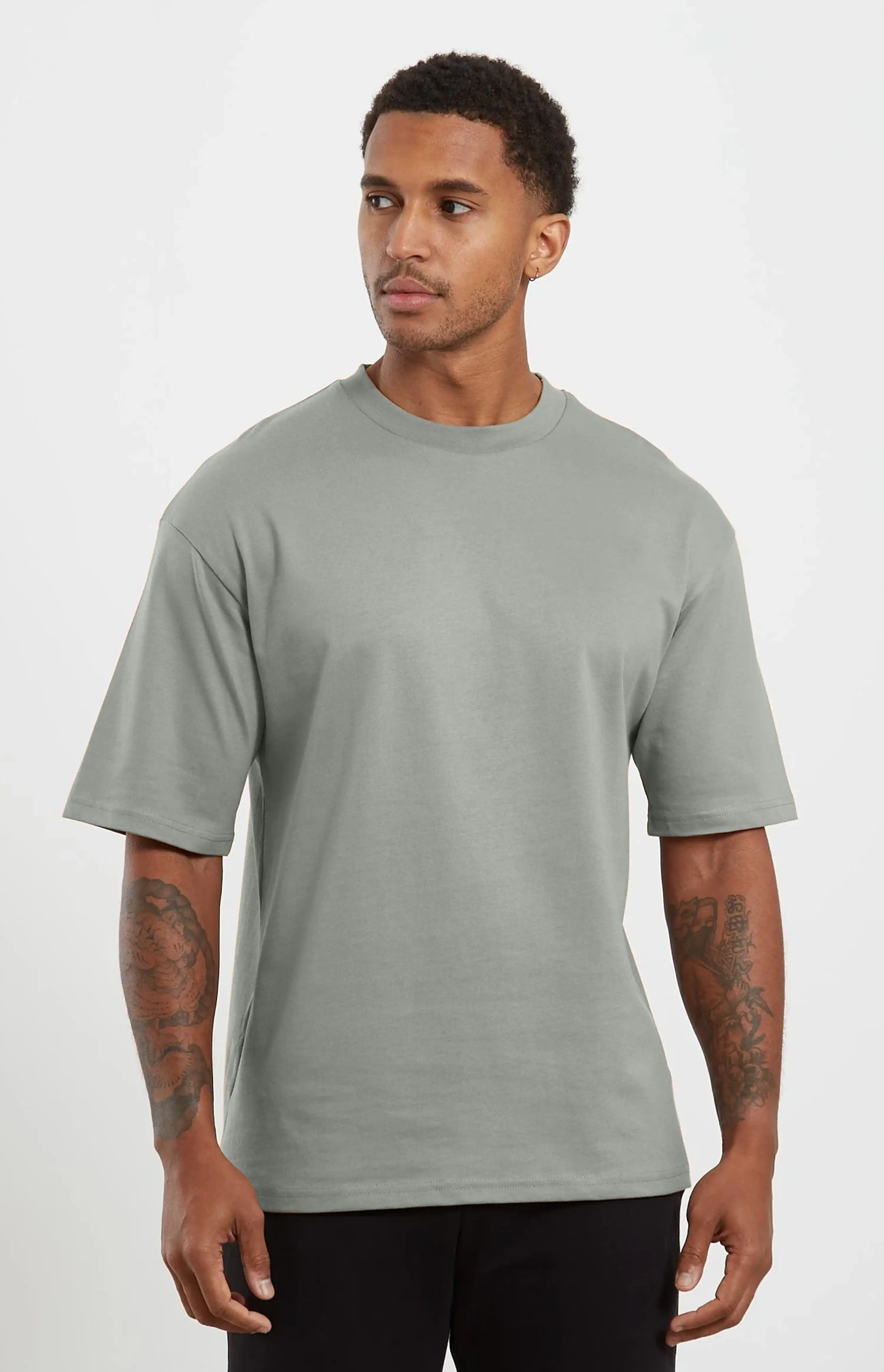 Crew Neck Oversize 190 GSM - Ash Color – Fashion Arcade